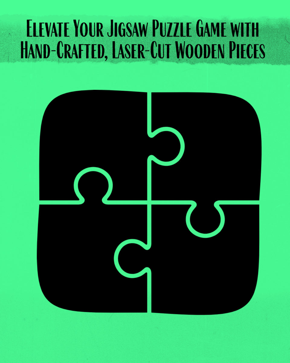 Elevate Your Jigsaw Puzzle Game with Hand-Crafted, Laser-Cut Wooden Pi ...