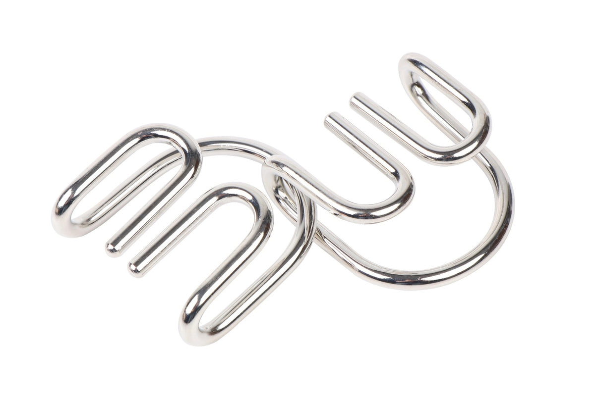 Double M Puzzle – Metal Brain Teaser – Kubiya Games