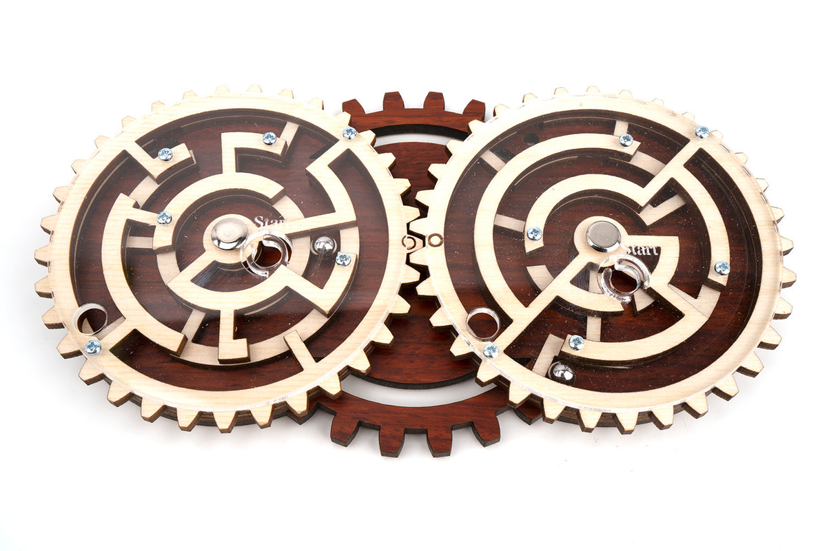 Double Gear Maze Puzzle - Escape Room Puzzle Maze – Kubiya Games