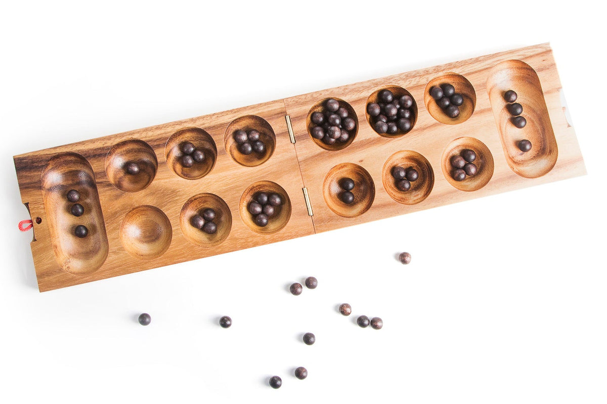 Wooden Folding Mancala Board Game – Kubiya Games