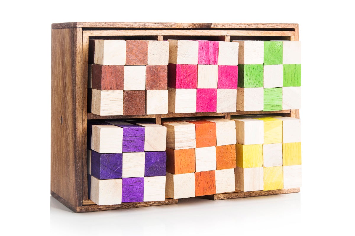 6 Snake Cube - Color Variety Set - Same Configuration – Kubiya Games