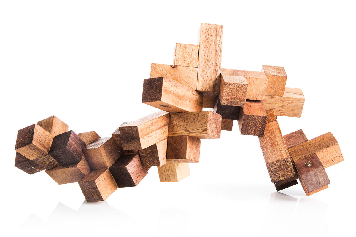 Twist Crystal Puzzle - Twist Wood Puzzle – Kubiya Games